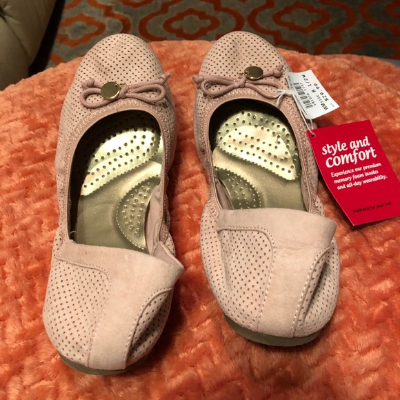 dexflex comfort | Shoes | Dexflex Comfort String Tie Flat Pink | Poshmark
